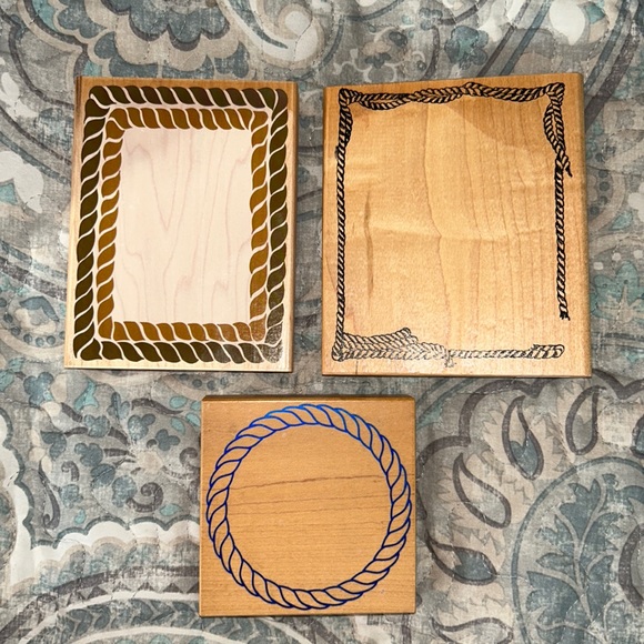 Design | Rubber Stamps Rope Frames | Poshmark